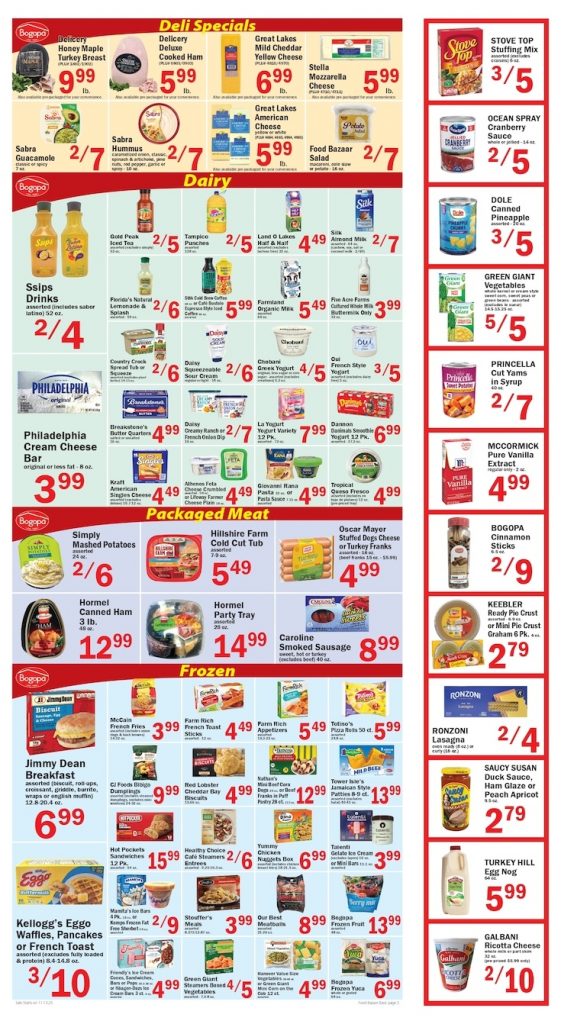 Food Bazaar Weekly Ad Nov 13 – Nov 19, 2025 (Thanksgiving Promotion ...