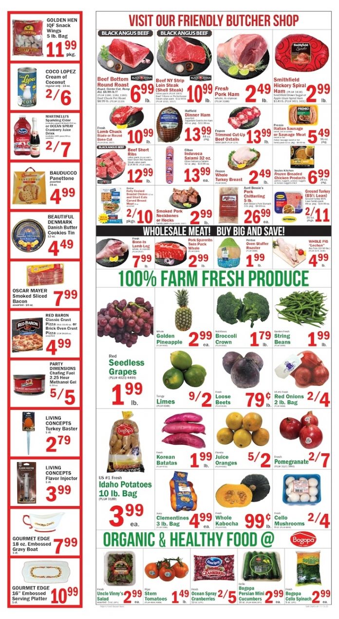 Food Bazaar Weekly Ad Nov 13 – Nov 19, 2025 (Thanksgiving Promotion ...