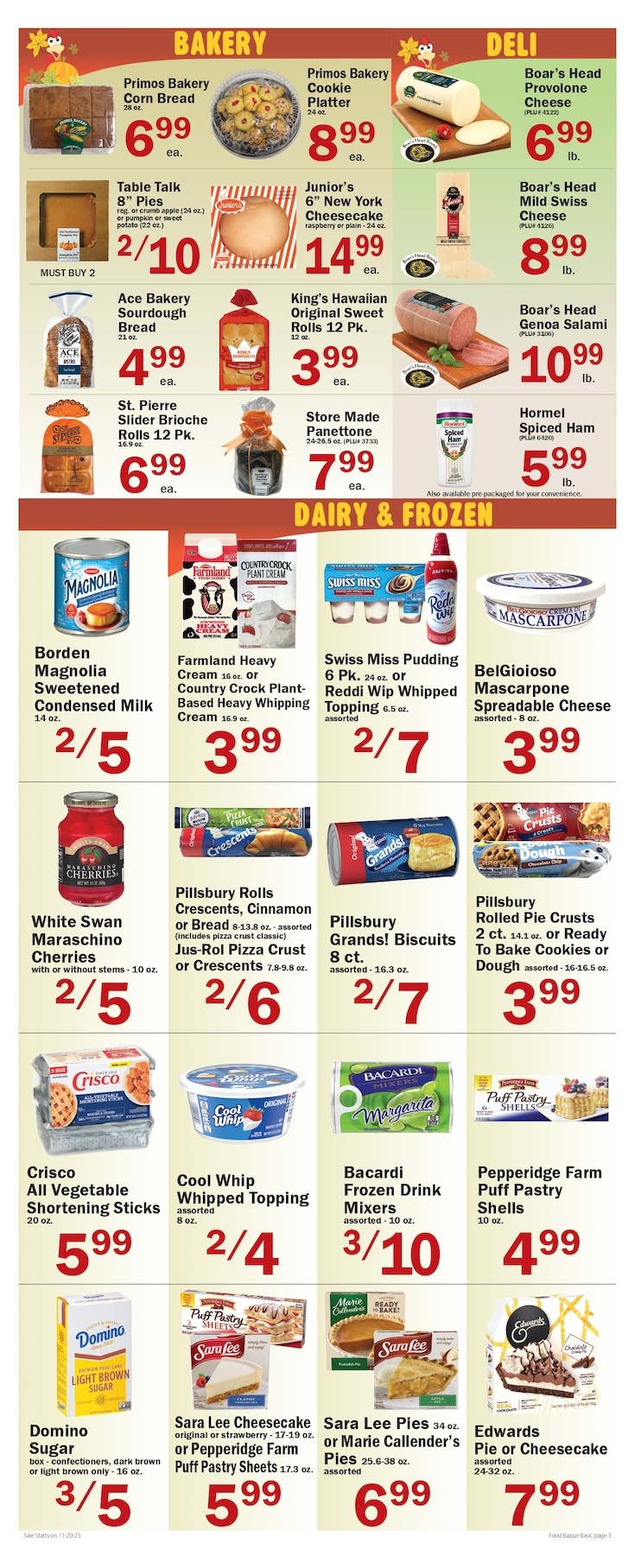 Food Bazaar Weekly Ad Nov 20 – Nov 27, 2025 (Thanksgiving Promotion ...
