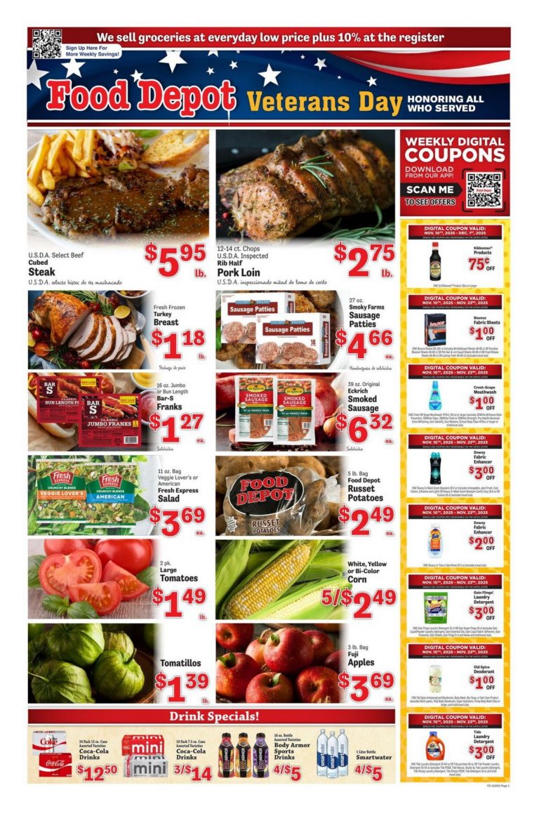 Food Depot Weekly Ad Nov 10 – Nov 16, 2025