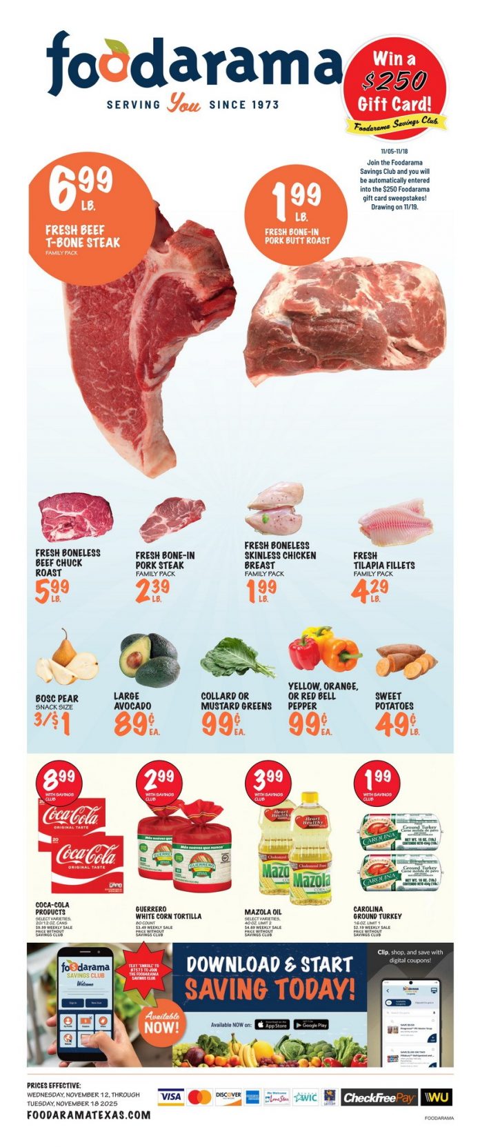 Foodarama Weekly Ad Nov 12 – Nov 18, 2025