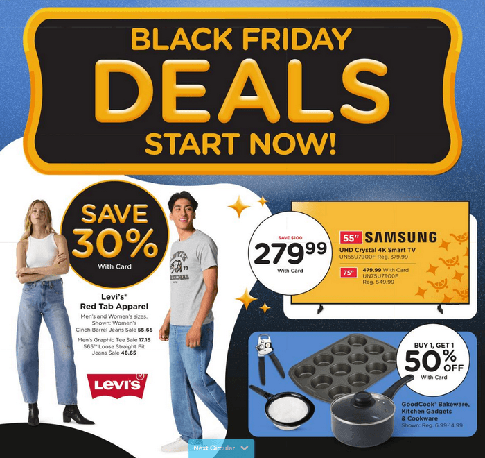Fred Meyer Black Friday Sale Nov 05 – Nov 11, 2025
