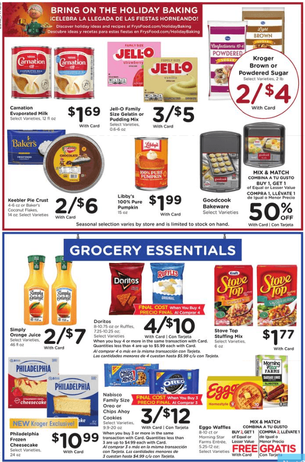 Fry's Food Weekly Ad Nov 05 – Nov 11, 2025 (Black Friday & Thanksgiving ...