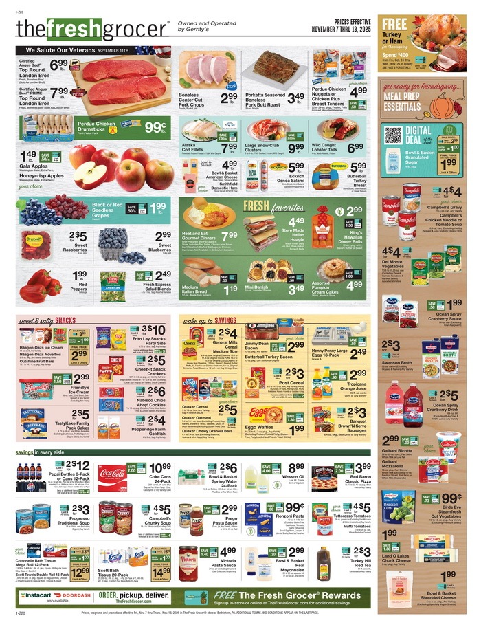 Gerrity's Supermarkets Weekly Ad Nov 07 – Nov 13, 2025