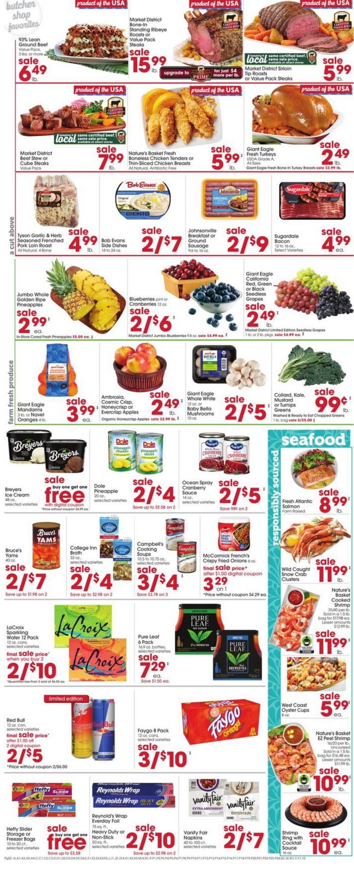 Giant Eagle Weekly Ad Nov 20 – Nov 27, 2025 (Thanksgiving Day Promotion ...