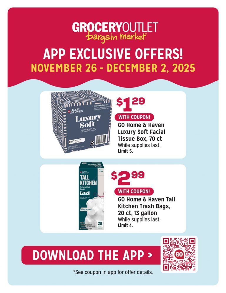 Grocery Outlet Weekly Ad Nov 26 – Dec 03, 2025