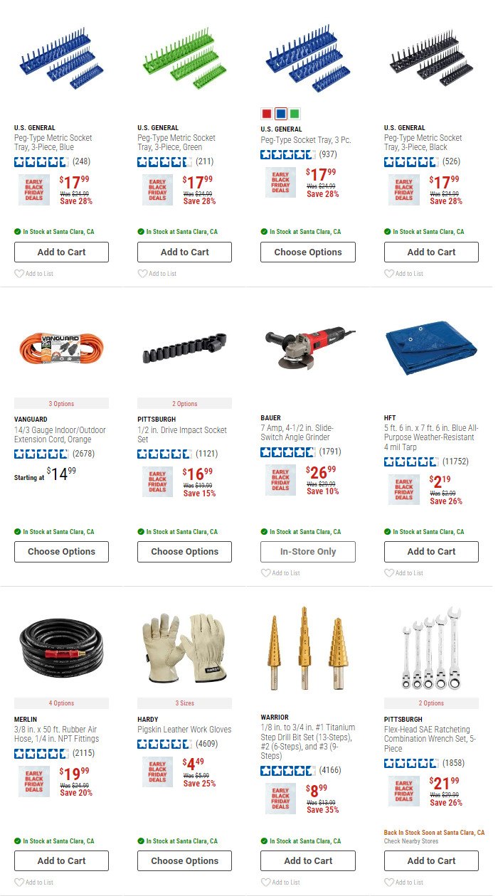 Harbor Freight Early Black Friday Deals Nov 03 – Nov 26, 2025