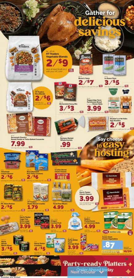 Harris Teeter Weekly Ad Nov 19 – Nov 27, 2025