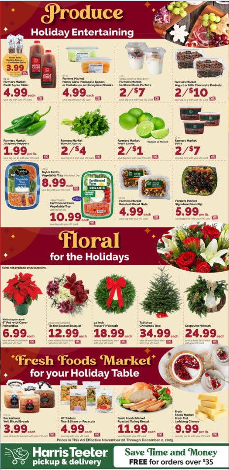 Harris Teeter Weekly Ad Nov 28 – Dec 02, 2025