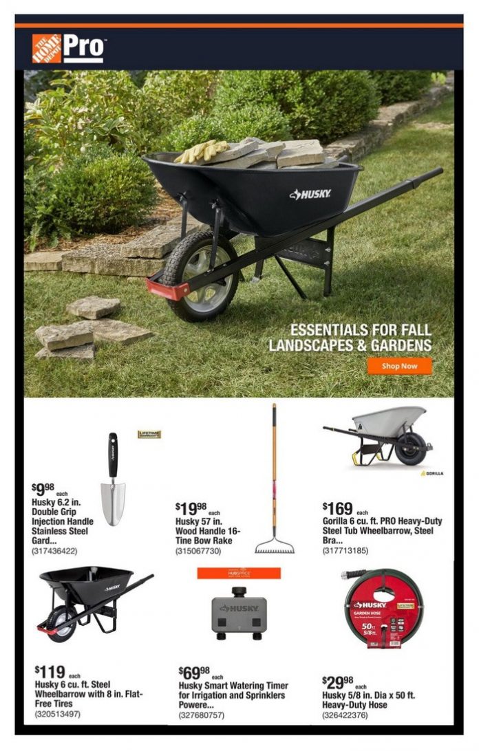 Home Depot Pro Weekly Ad Nov 03 – Nov 10, 2025