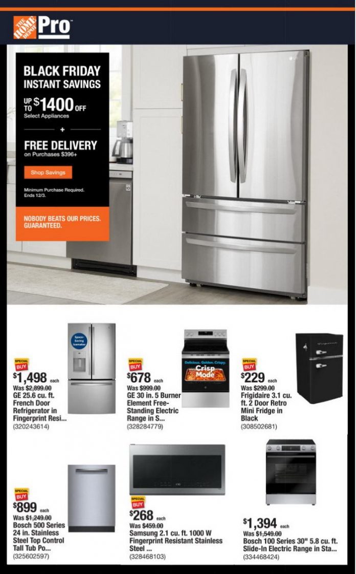 Home Depot Pro Weekly Ad Nov 17 – Nov 24, 2025 (Black Friday Promotion ...