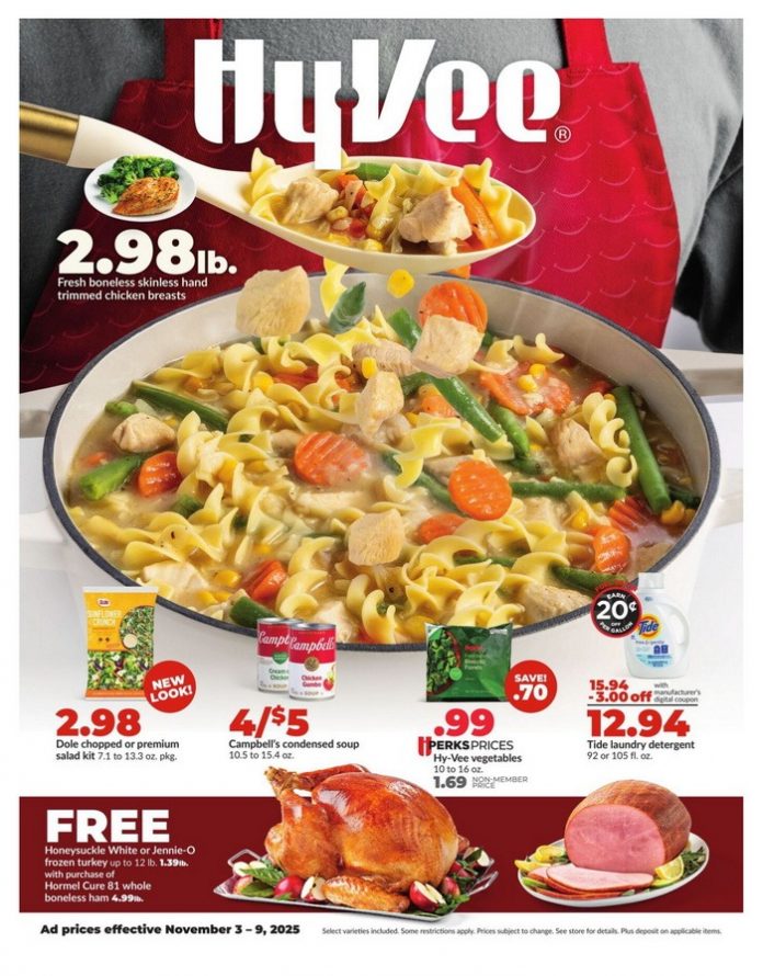 Hy-Vee Weekly Ad Nov 03 – Nov 09, 2025