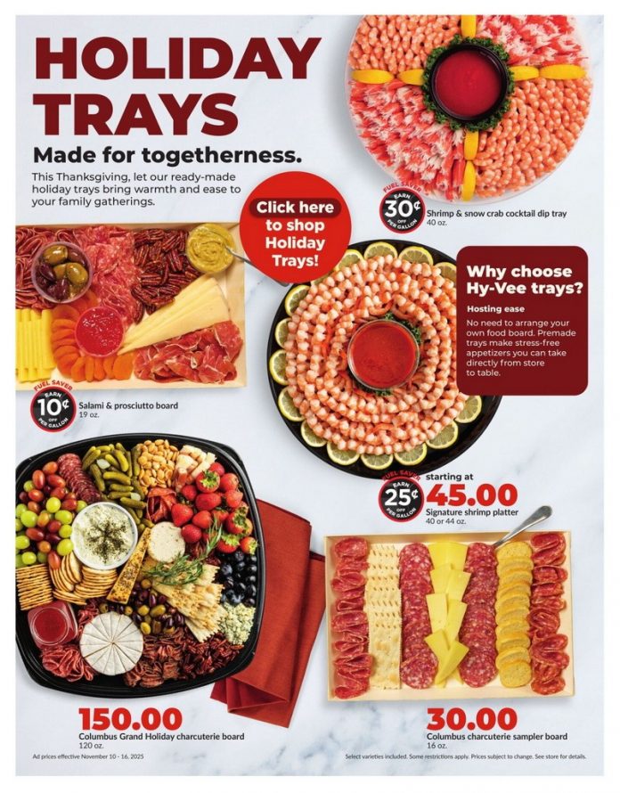 Hy-Vee Weekly Ad Nov 10 – Nov 16, 2025 (Thanksgiving Promotion Included)