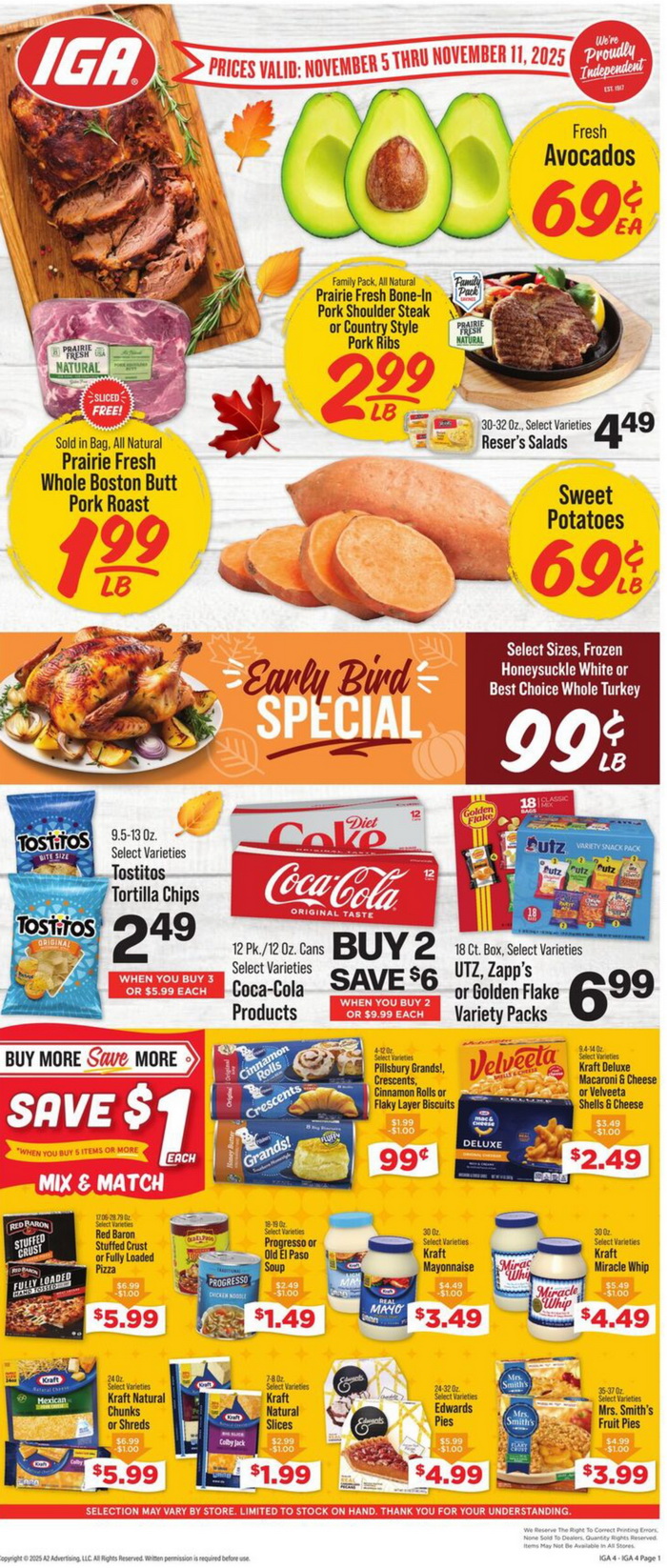 IGA Weekly Ad Nov 05 – Nov 11, 2025