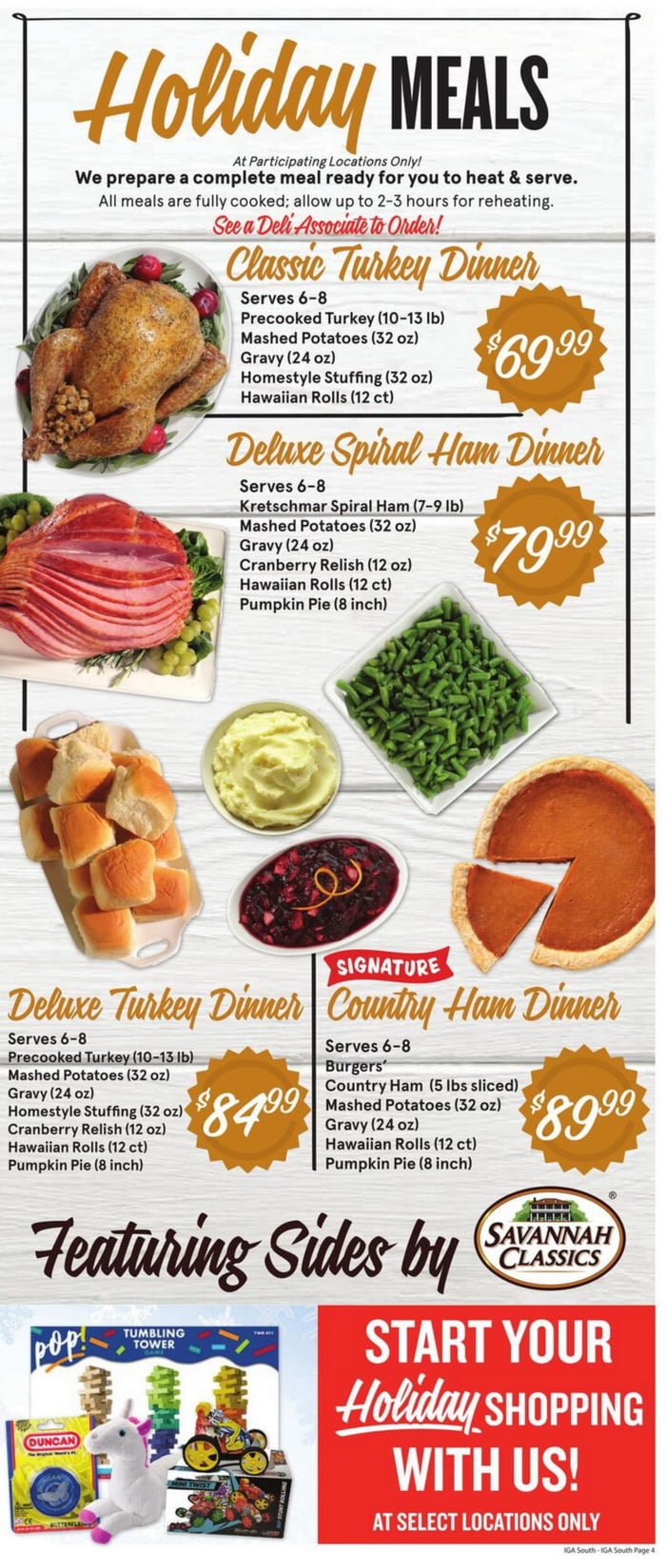 IGA Weekly Ad Nov 19 – Nov 27, 2025 (Thanksgiving Day Promotion Included)