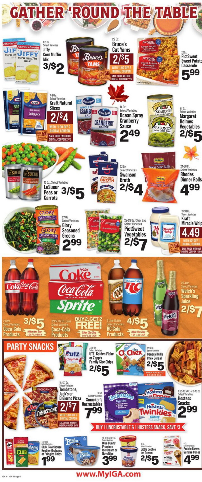 IGA Weekly Ad Nov 19 – Nov 27, 2025 (Thanksgiving Day Promotion Included)