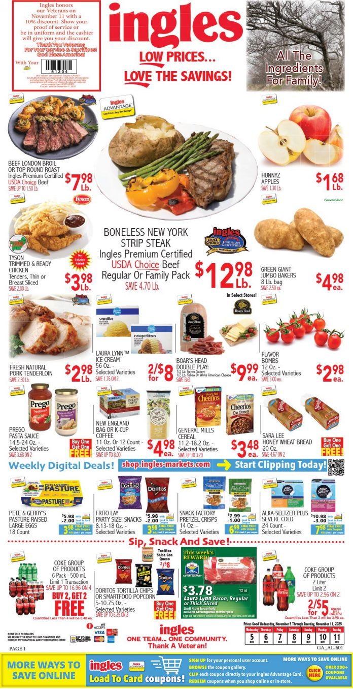 Ingles Weekly Ad Nov 05 – Nov 11, 2025