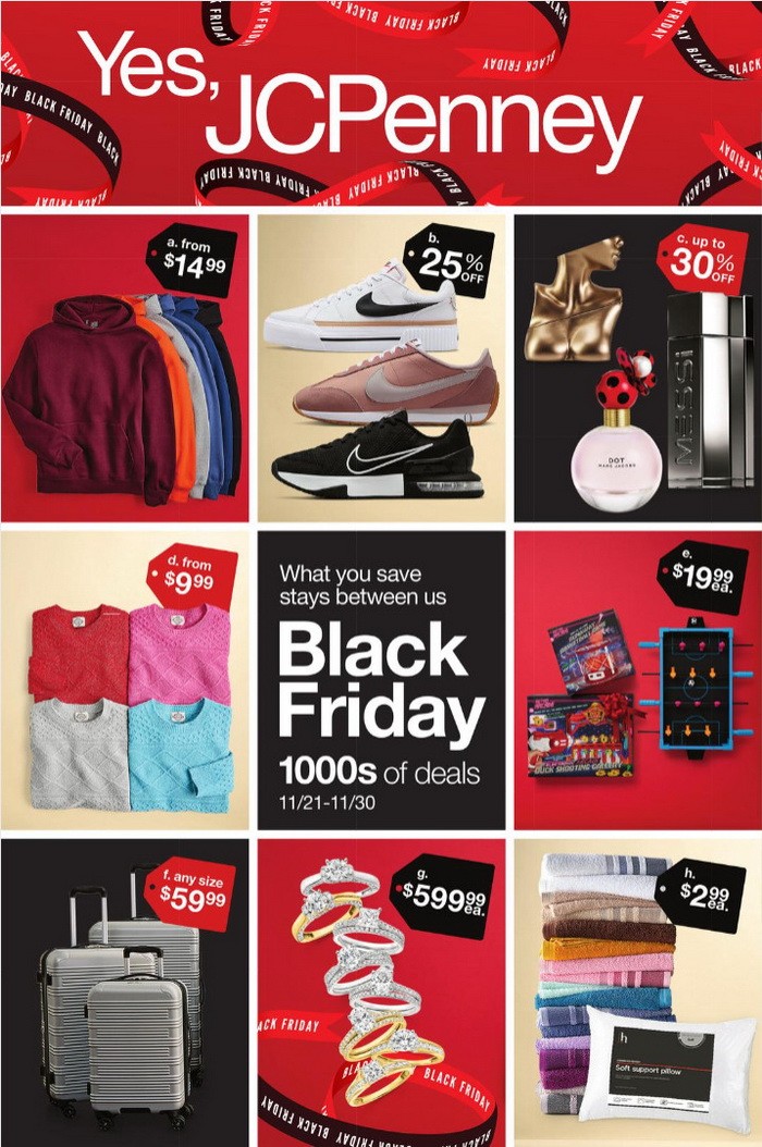 JCPenney Black Friday Deals Nov 21 – Nov 30, 2025