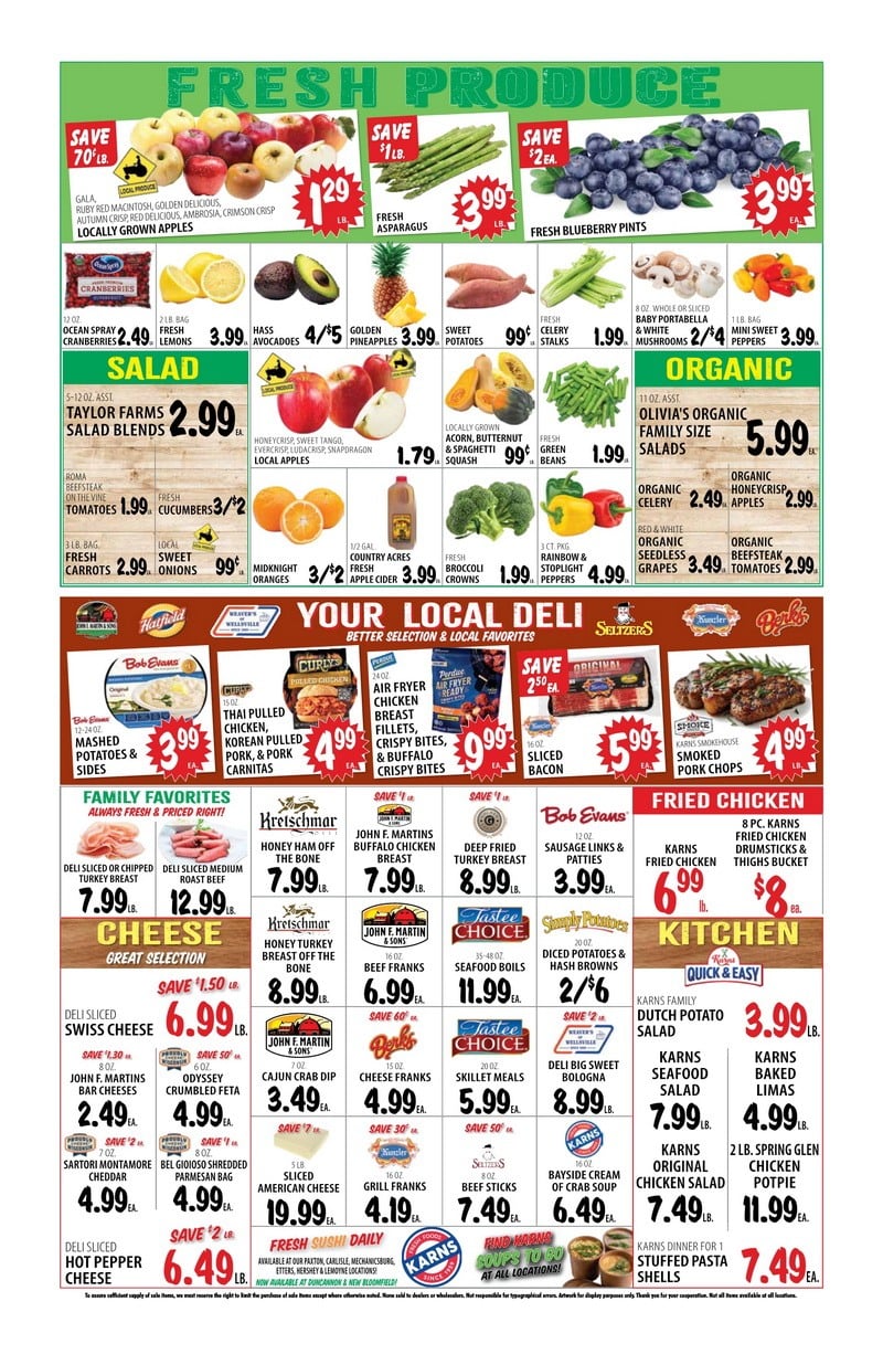 Karns Quality Foods Weekly Ad Nov 11 – Nov 17, 2025 (Thanksgiving ...