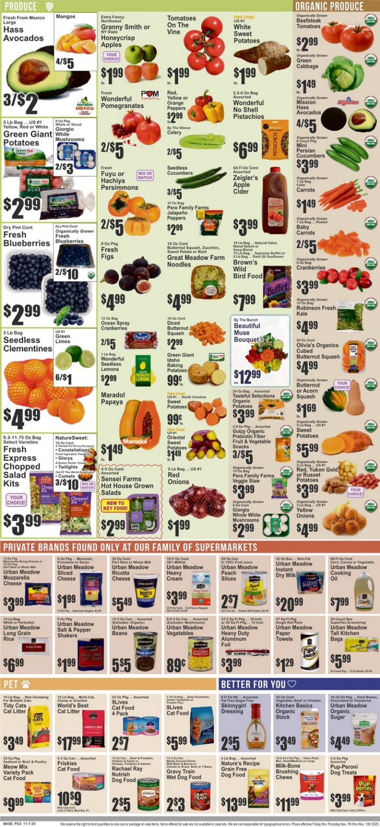 Key Food Weekly Ad Nov 07 – Nov 13, 2025 (Thanksgiving Promotion Included)
