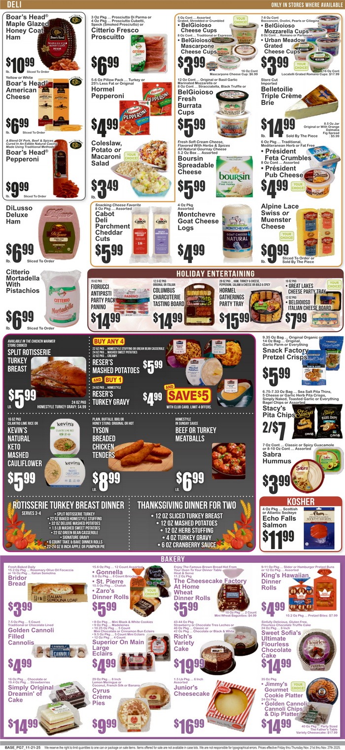 Key Food Weekly Ad Nov 21 – Nov 27, 2025