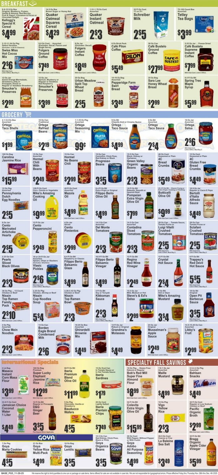 Key Food Weekly Ad Nov 28 – Dec 04, 2025