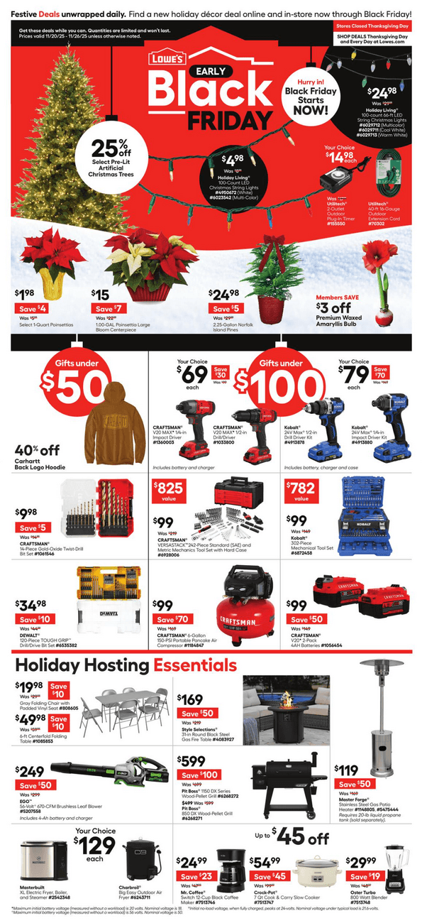 Lowe's Weekly Ad Nov 20 – Nov 26, 2025 (Black Friday Sale Inlcuded)