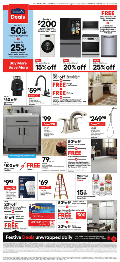 Lowe's Weekly Ad Nov 20 – Nov 26, 2025 (Black Friday Sale Inlcuded)