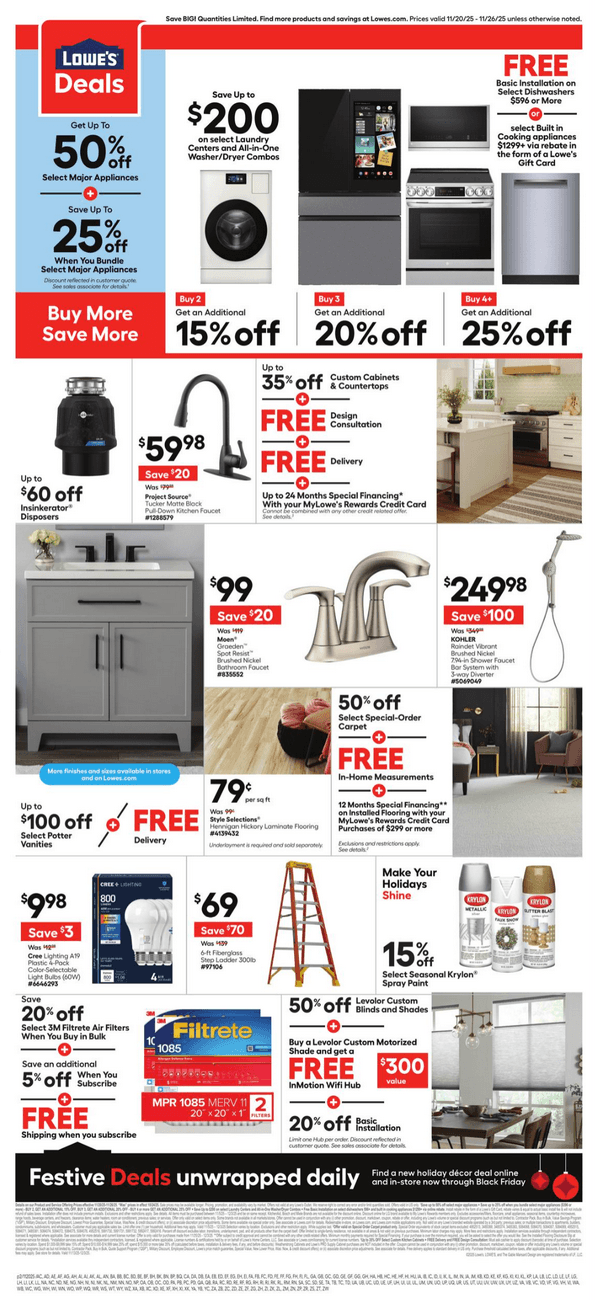 Lowe's Weekly Ad Nov 20 – Nov 26, 2025 (Black Friday Sale Inlcuded)