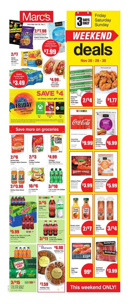 Marc's Weekly Ad Nov 28 – Dec 02, 2025