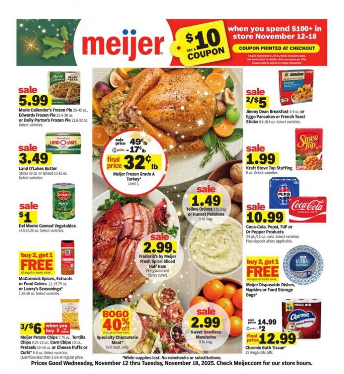 Meijer Weekly Ad Nov 12 – Nov 18, 2025
