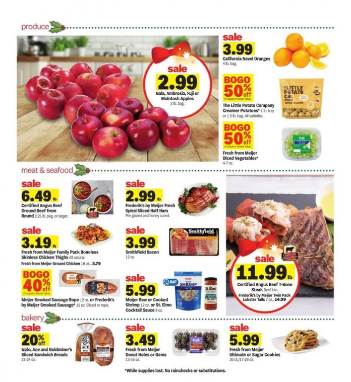Meijer Weekly Ad Nov 28 – Dec 02, 2025 (Holiday Promotion Included)