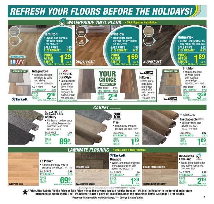 Menards Weekly Ad Nov 06 – Nov 16, 2025