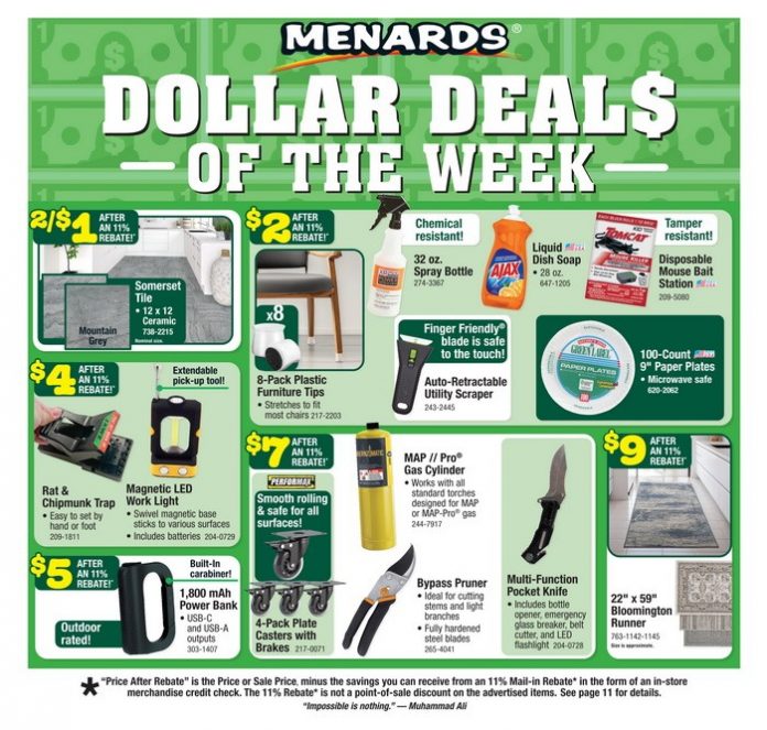 Menards Weekly Ad Nov 06 – Nov 16, 2025