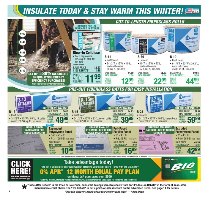 Menards Weekly Ad Nov 06 – Nov 16, 2025