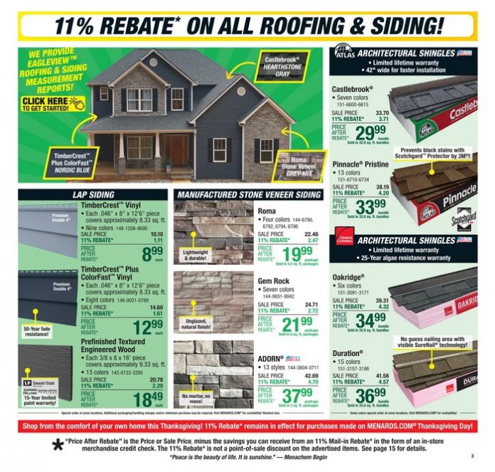 Menards Weekly Ad Nov 13 – Nov 27, 2025