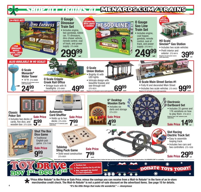 Menards Christmas Home & Gift Sale Nov 27 – Dec 07, 2025