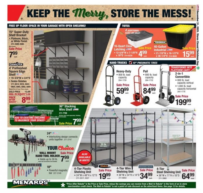 Menards Tool Sale Nov 20 – Dec 31, 2025