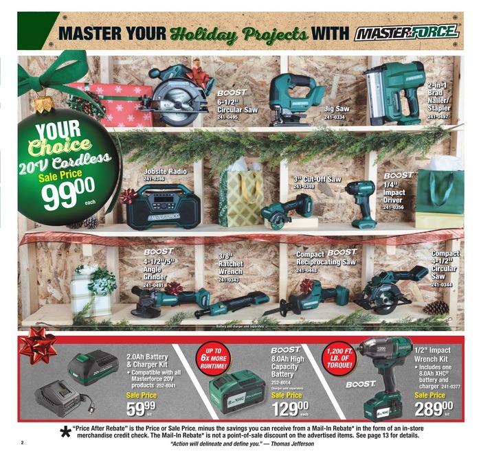 Menards Tool Sale Nov 20 – Dec 31, 2025