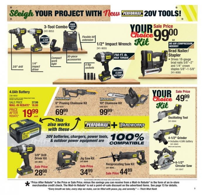 Menards Tool Sale Nov 20 – Dec 31, 2025