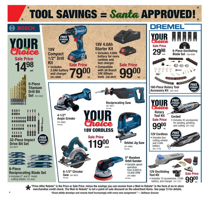 Menards Tool Sale Nov 20 – Dec 31, 2025