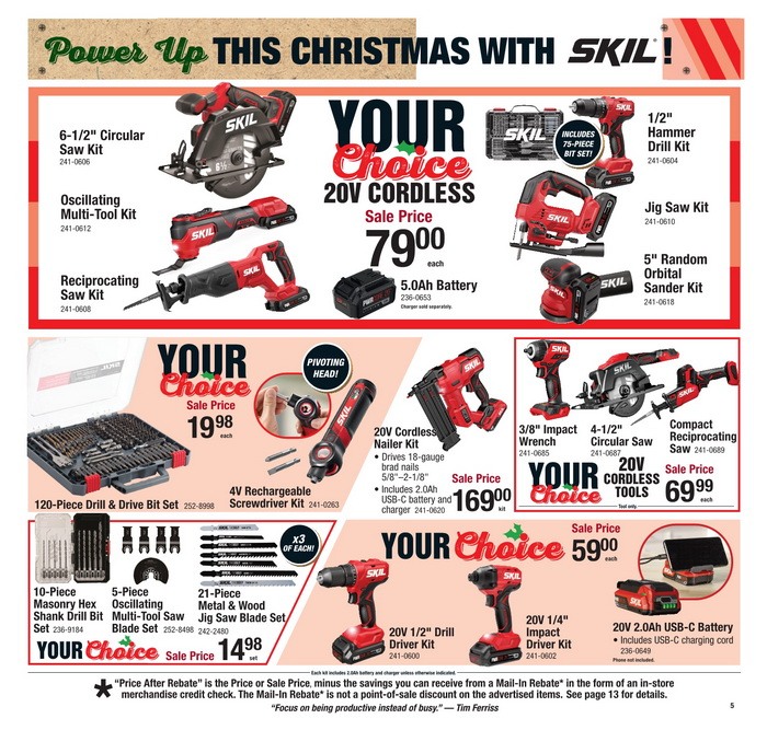 Menards Tool Sale Nov 20 – Dec 31, 2025