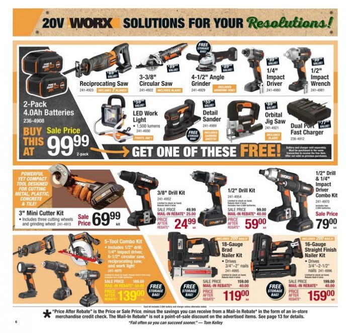 Menards Tool Sale Nov 20 – Dec 31, 2025