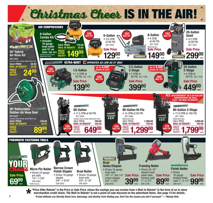 Menards Tool Sale Nov 20 – Dec 31, 2025