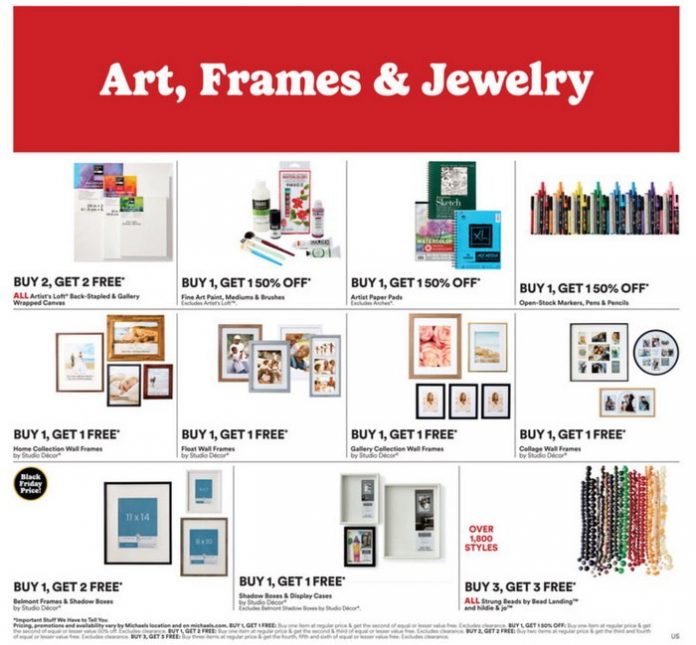Michaels Weekly Ad Nov 09 – Nov 15, 2025