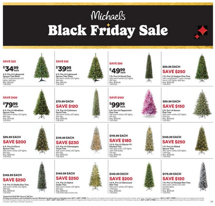 Michaels Black Friday Ad Nov 21 – Nov 25, 2025
