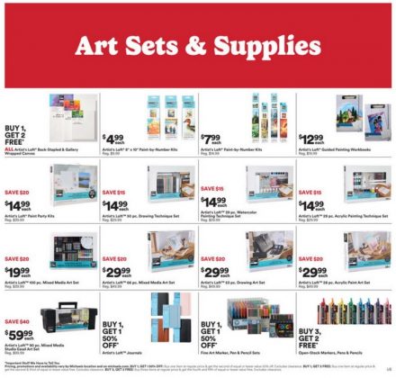 Michaels Black Friday Ad Nov 21 – Nov 25, 2025
