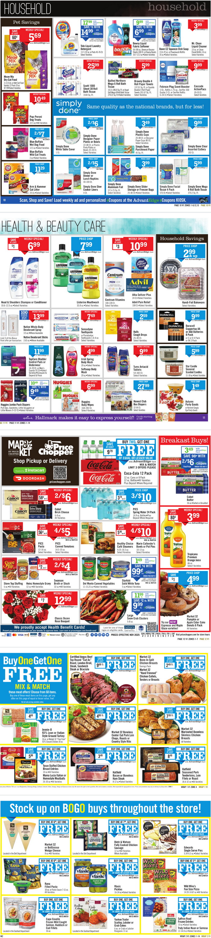Price Chopper Weekly Ad Nov 02 – Nov 08, 2025