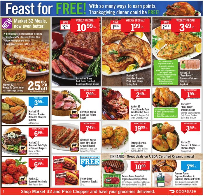 Price Chopper Weekly Ad Nov 09 – Nov 15, 2025 (Thanksgiving Promotion ...