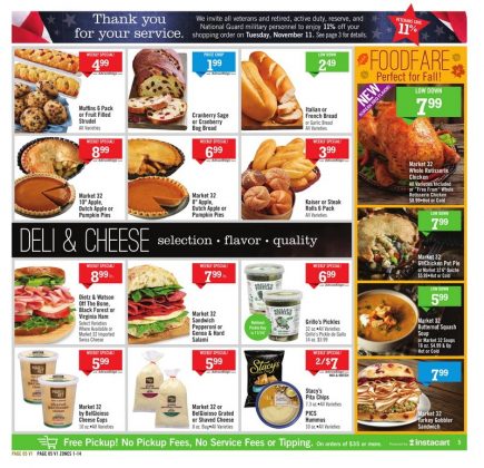 Price Chopper Weekly Ad Nov 09 – Nov 15, 2025 (Thanksgiving Promotion ...